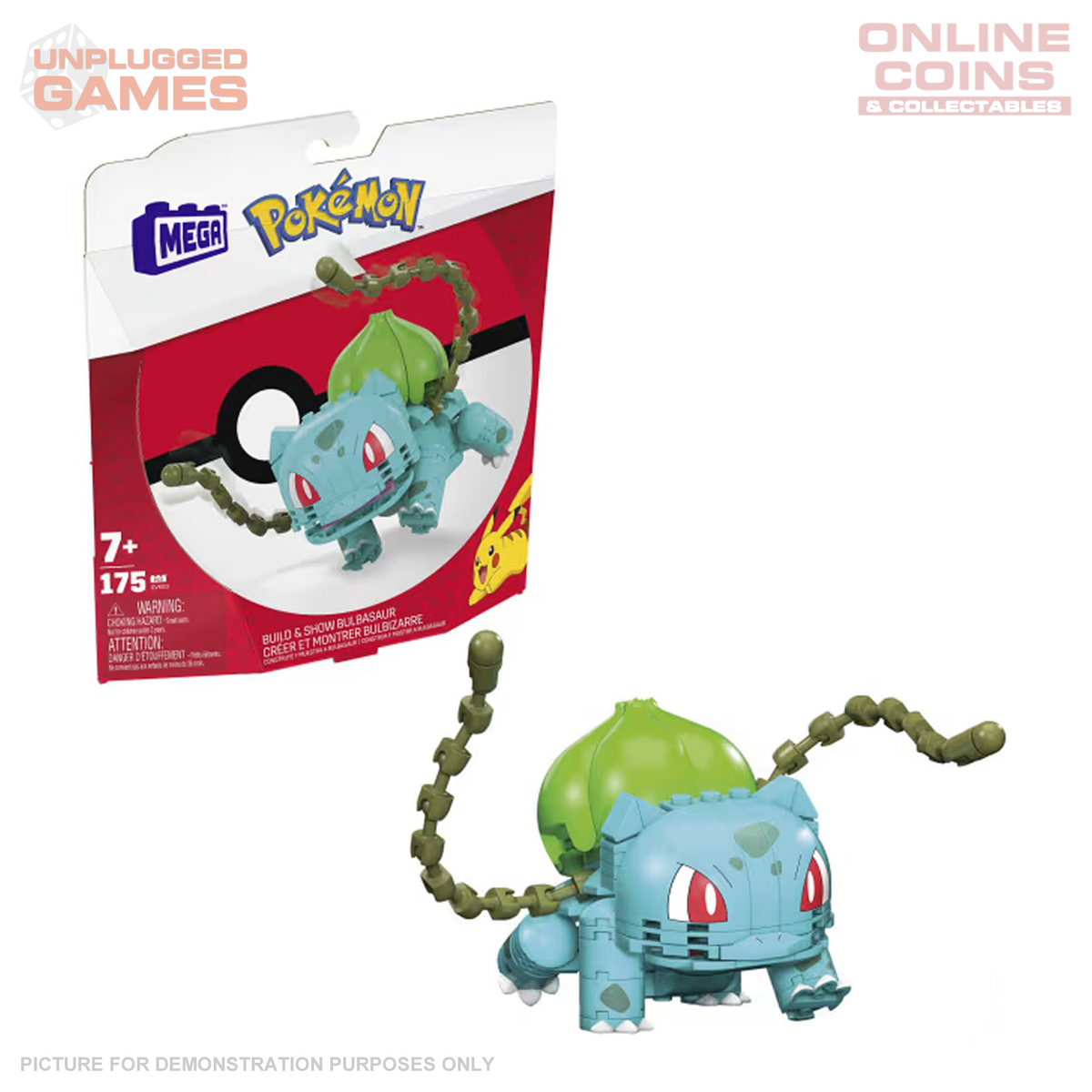 MEGA Pokemon - Build & Show Pack - BULBASAUR — Unplugged Games