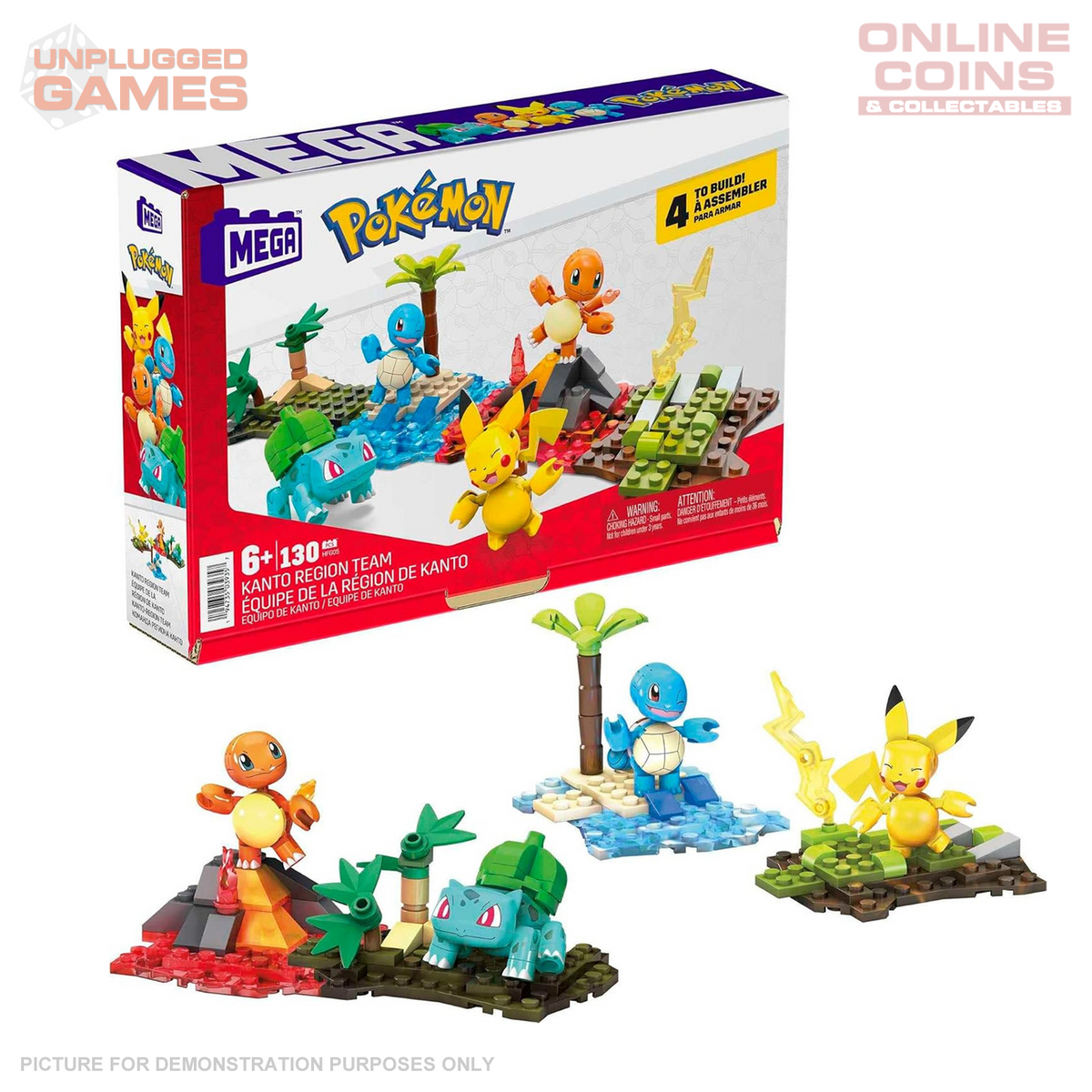 MEGA - Pokemon Kanto Region Team — Unplugged Games