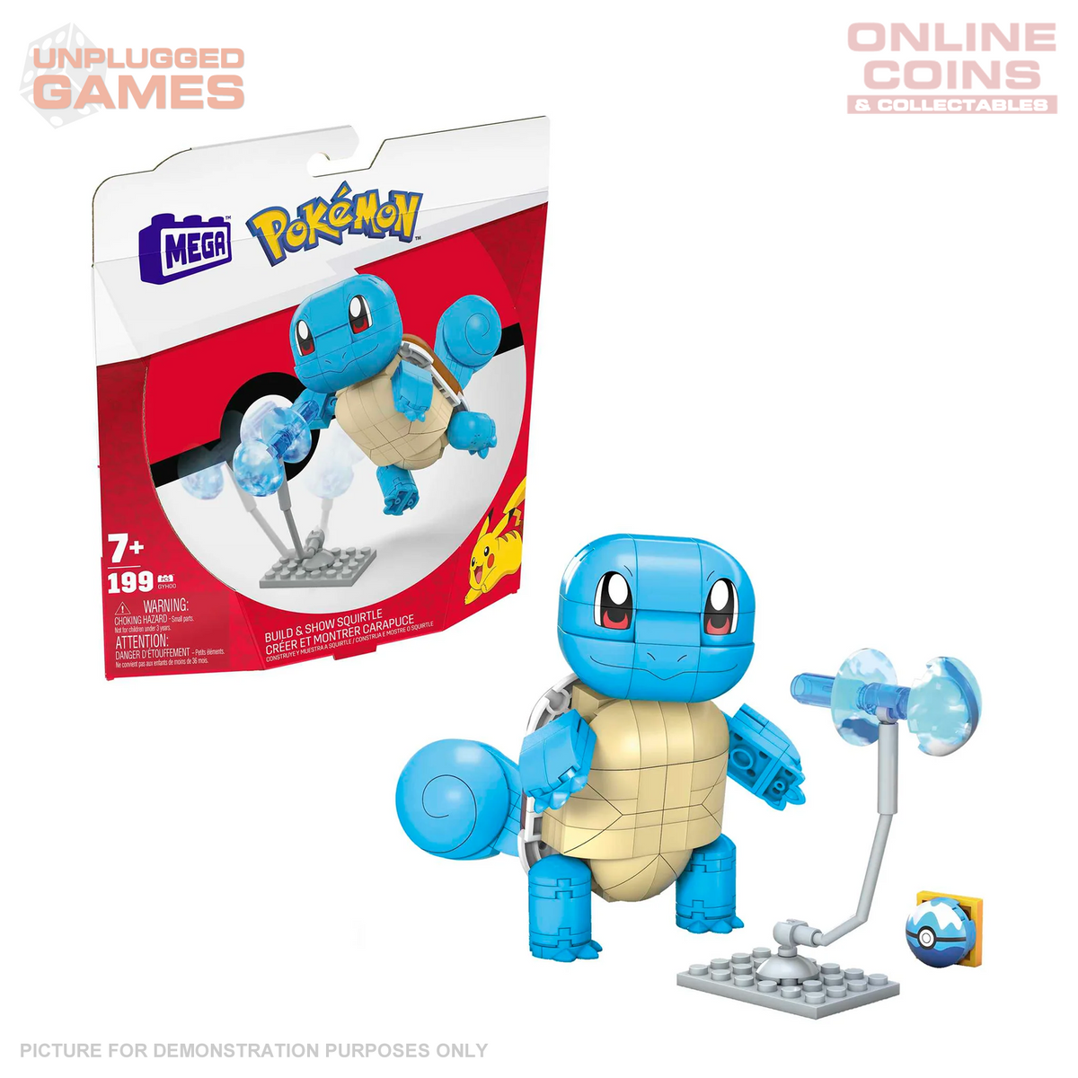 MEGA Pokemon - Build & Show Pack - SQUIRTLE — Unplugged Games