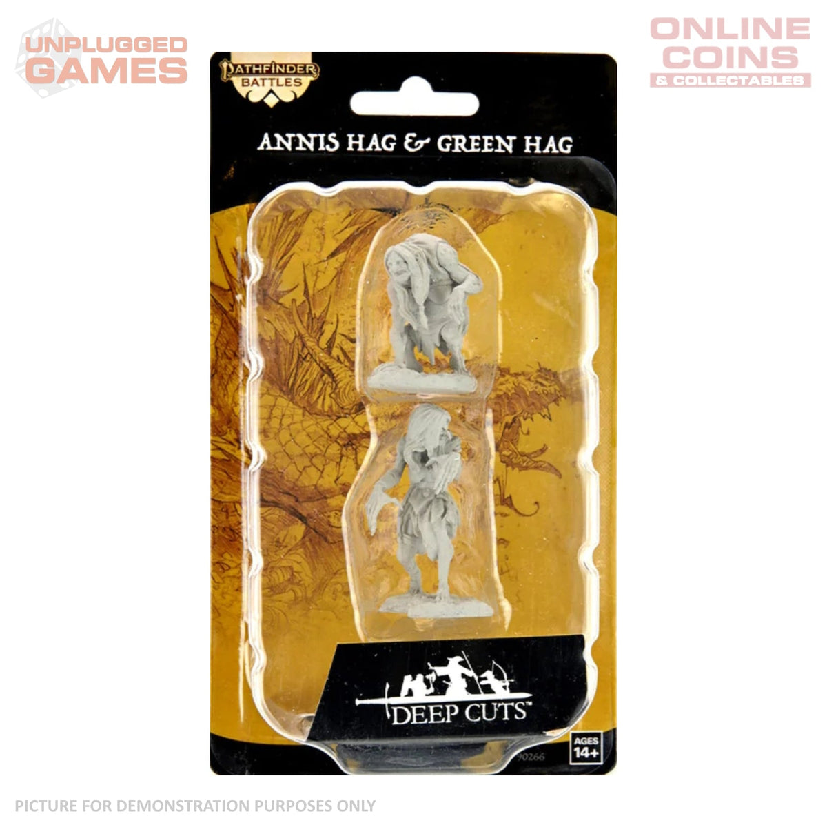 Pathfinder Deep Cuts Unpainted Miniatures - Annis Hag & Green Hag ...