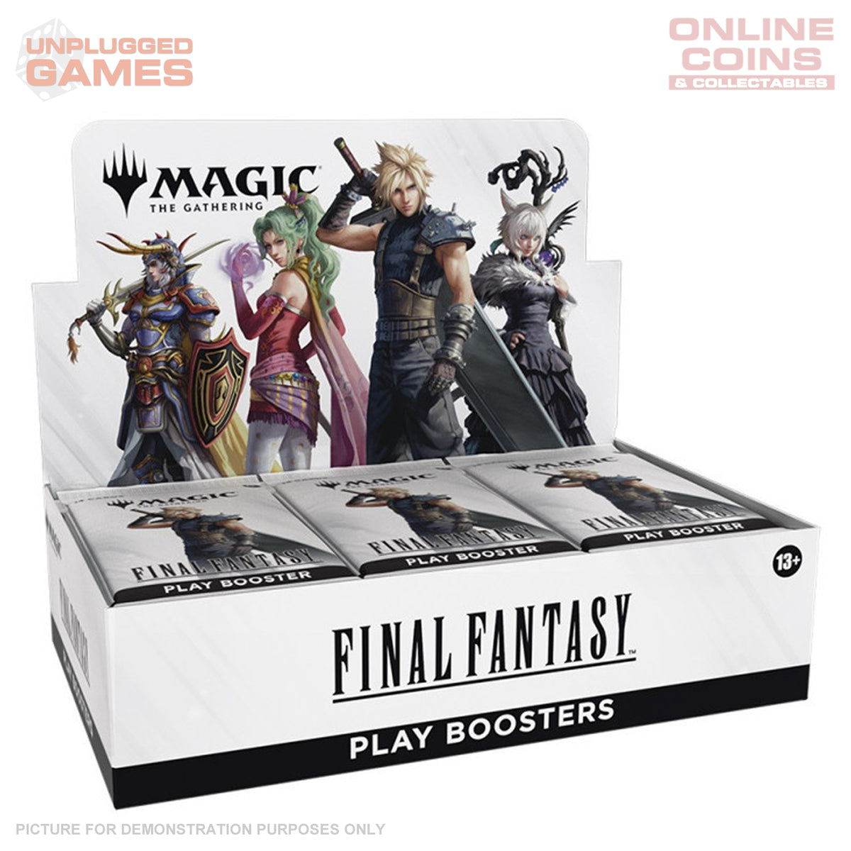 Magic The Gathering - Final Fantasy PLAY Booster BOX (Box of 30 Packs ...