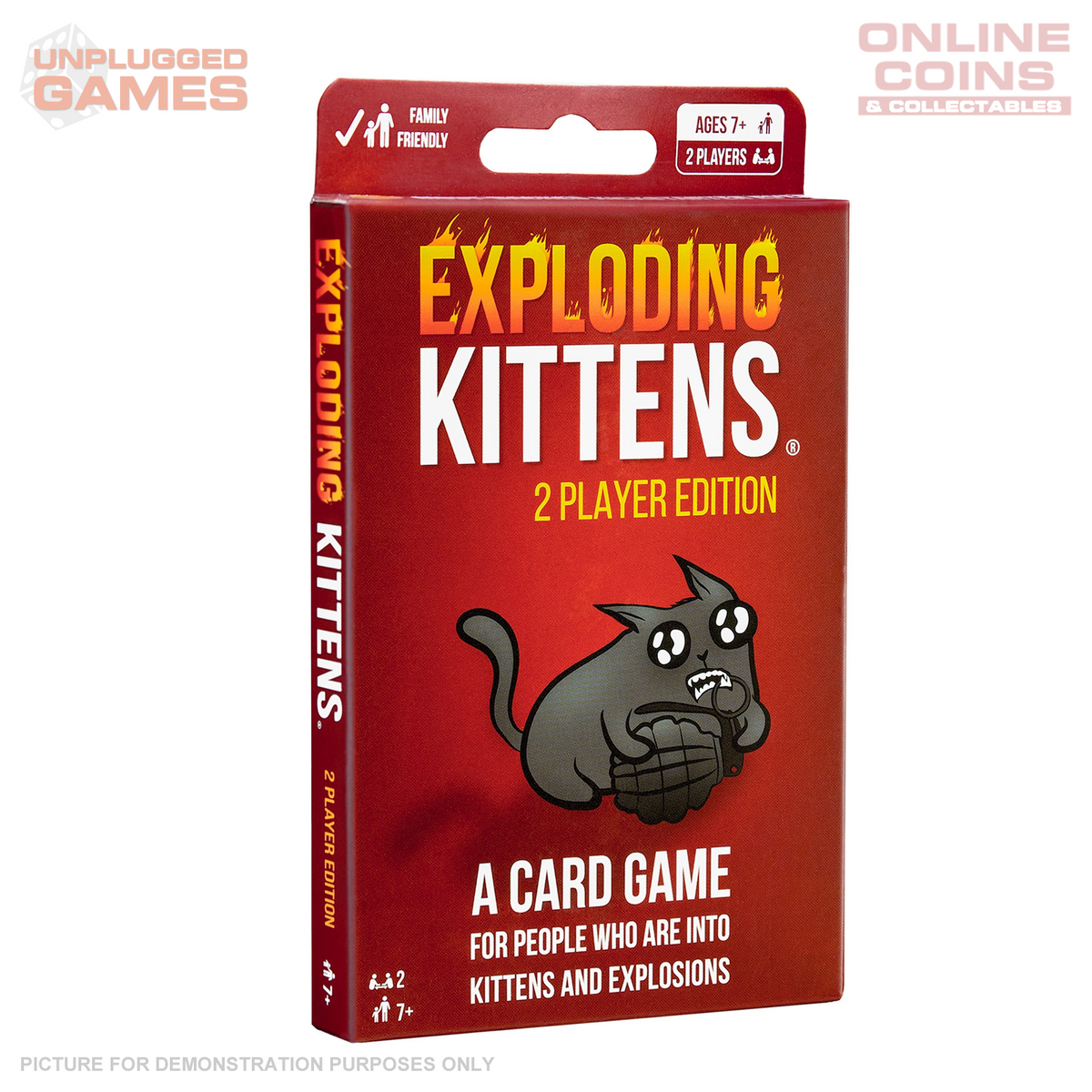 Exploding Kittens 2 Player Edition — Unplugged Games