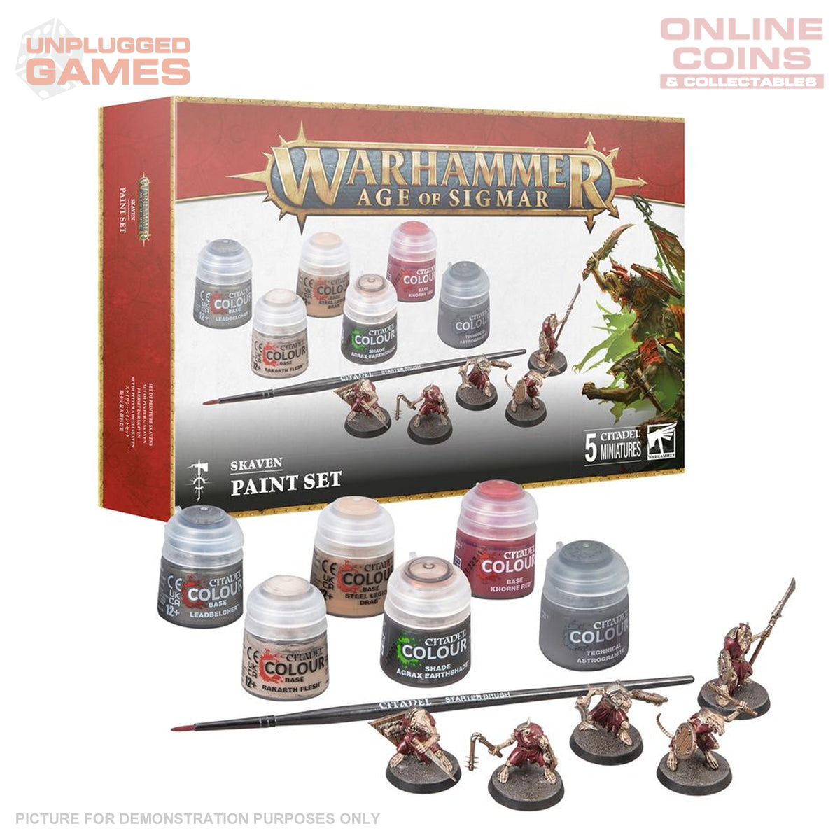 Warhammer Age of Sigmar - Skaven + Paints Set — Unplugged Games