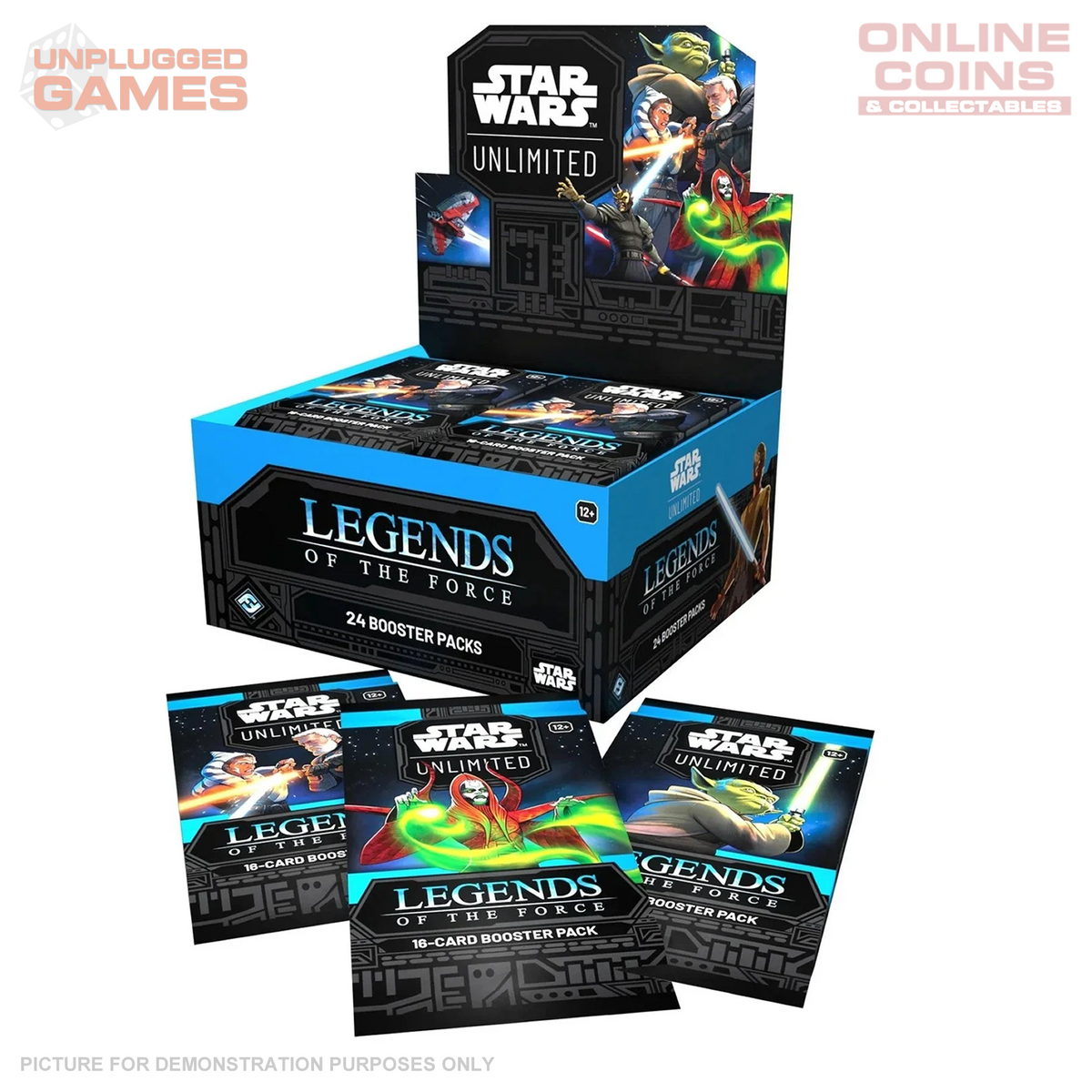 Star Wars Unlimited - Legends of the Force Booster BOX of 24 Boosters ...
